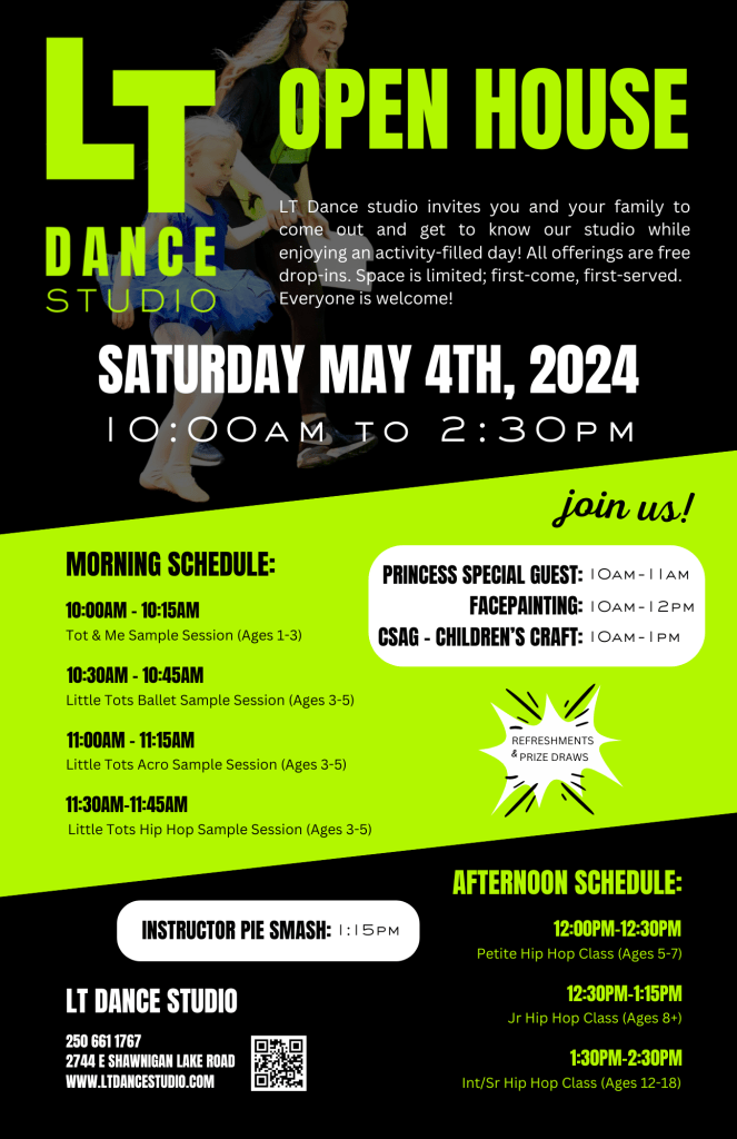 COMMUNITY OPEN HOUSE! – LT DANCE STUDIO
